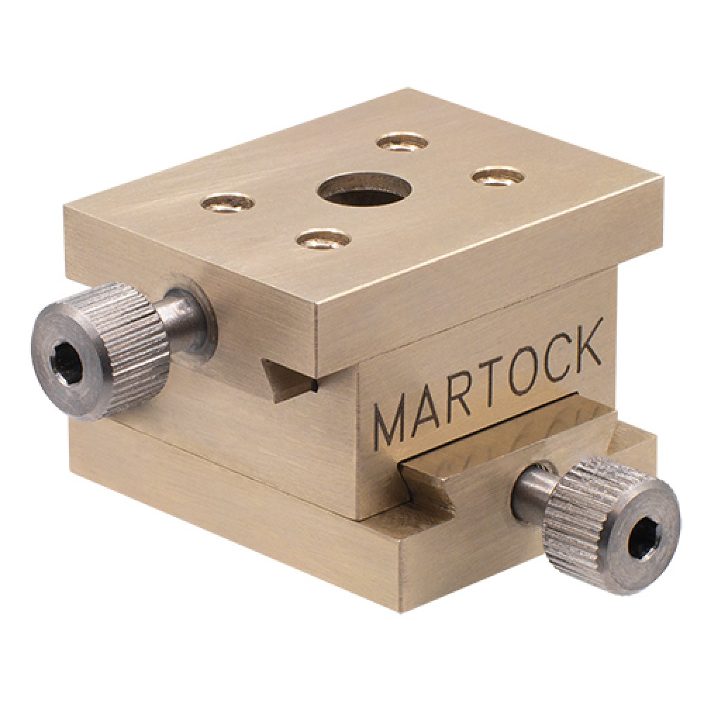 MDE266-KN-3 mm travel XY micropositioner, knurled adjustersv