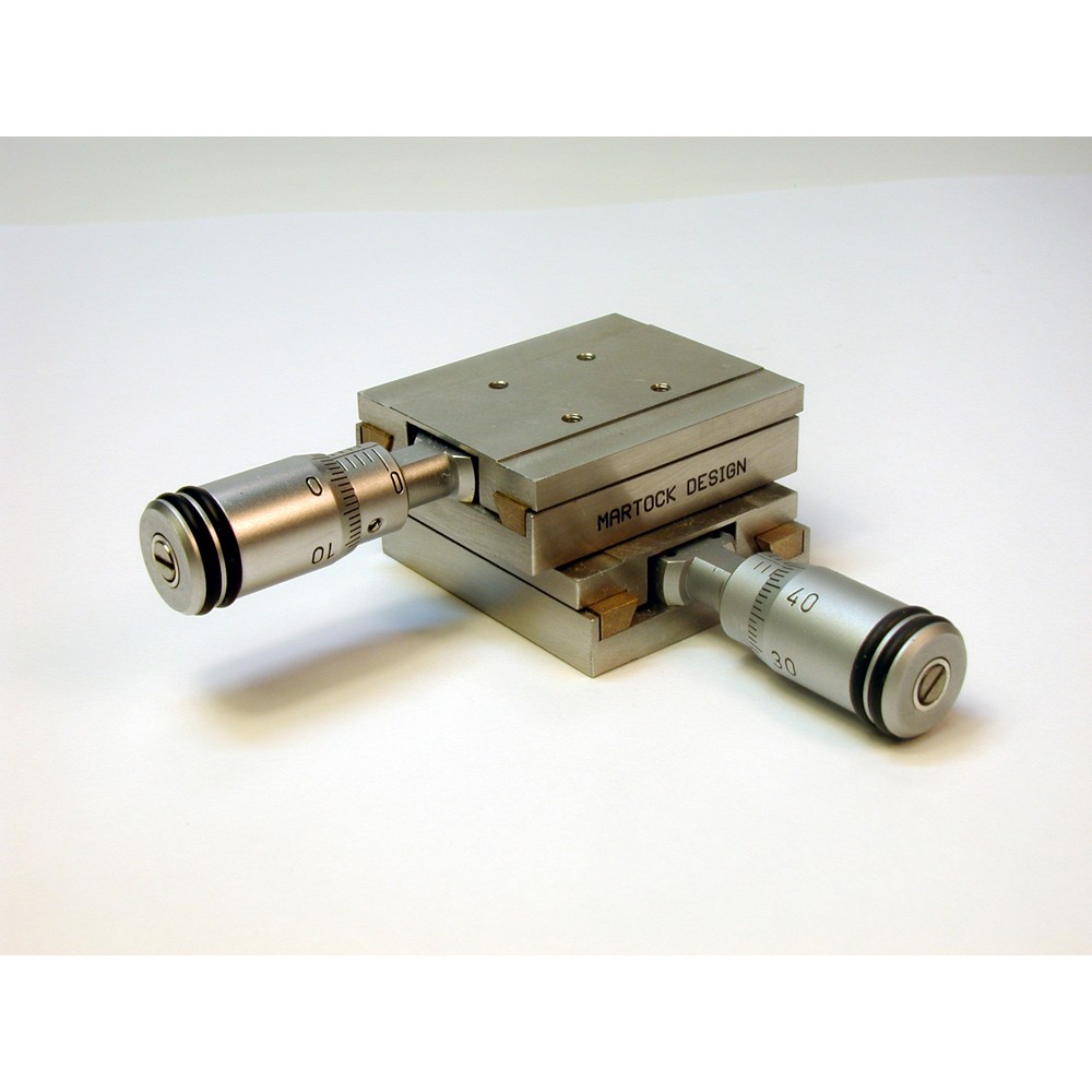 MDE258AM - Dual Axis XY Micropositioner Stage with Micrometers