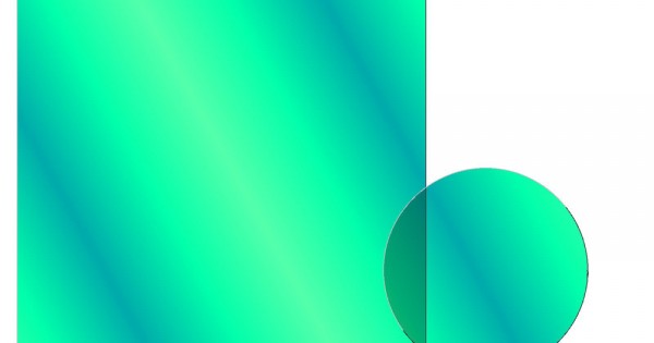 CDC-5051 - Dichroic Cyan 50 mm Sq.