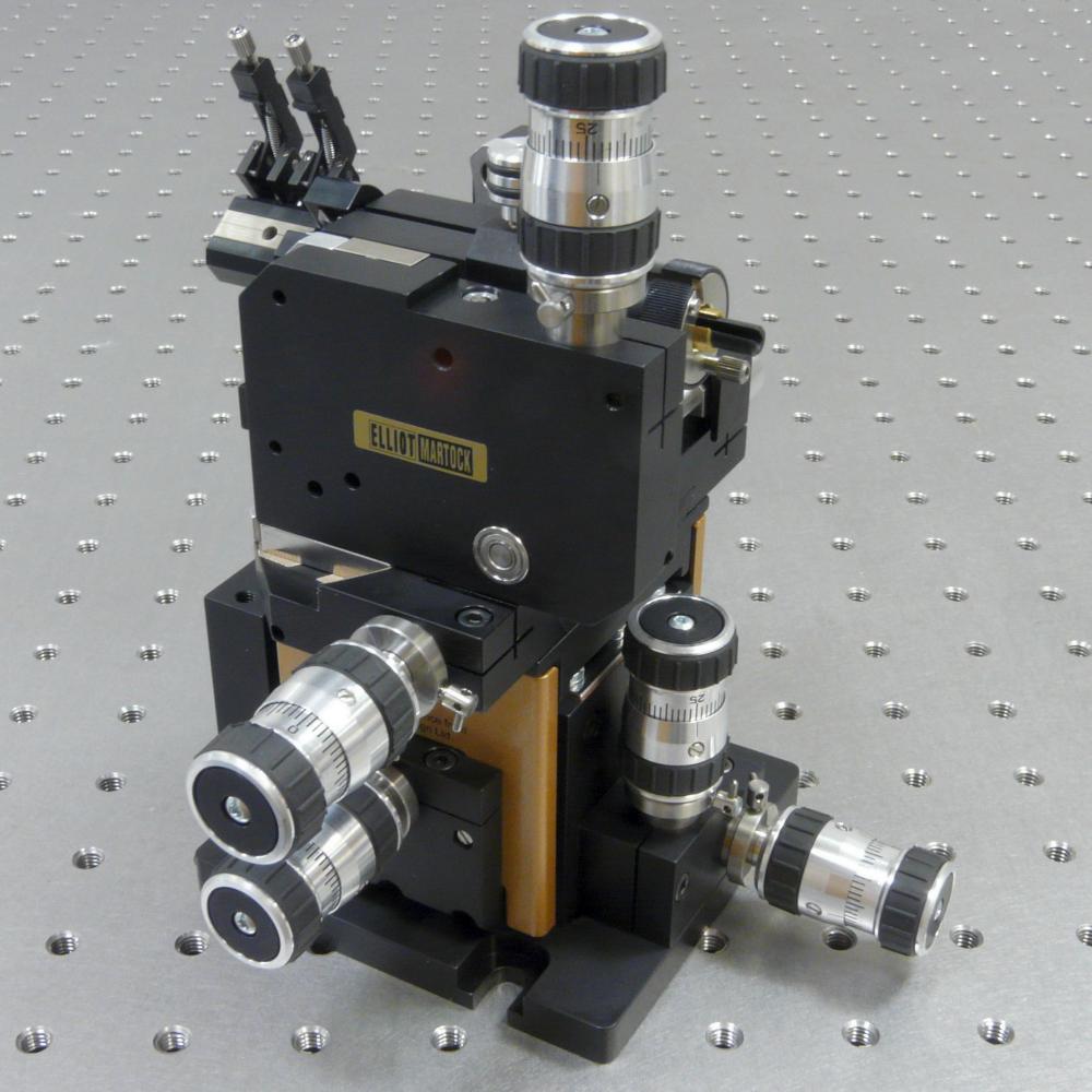 MDE187 - Six-Axis Positioner fitted with High Precision Manual Adjusters