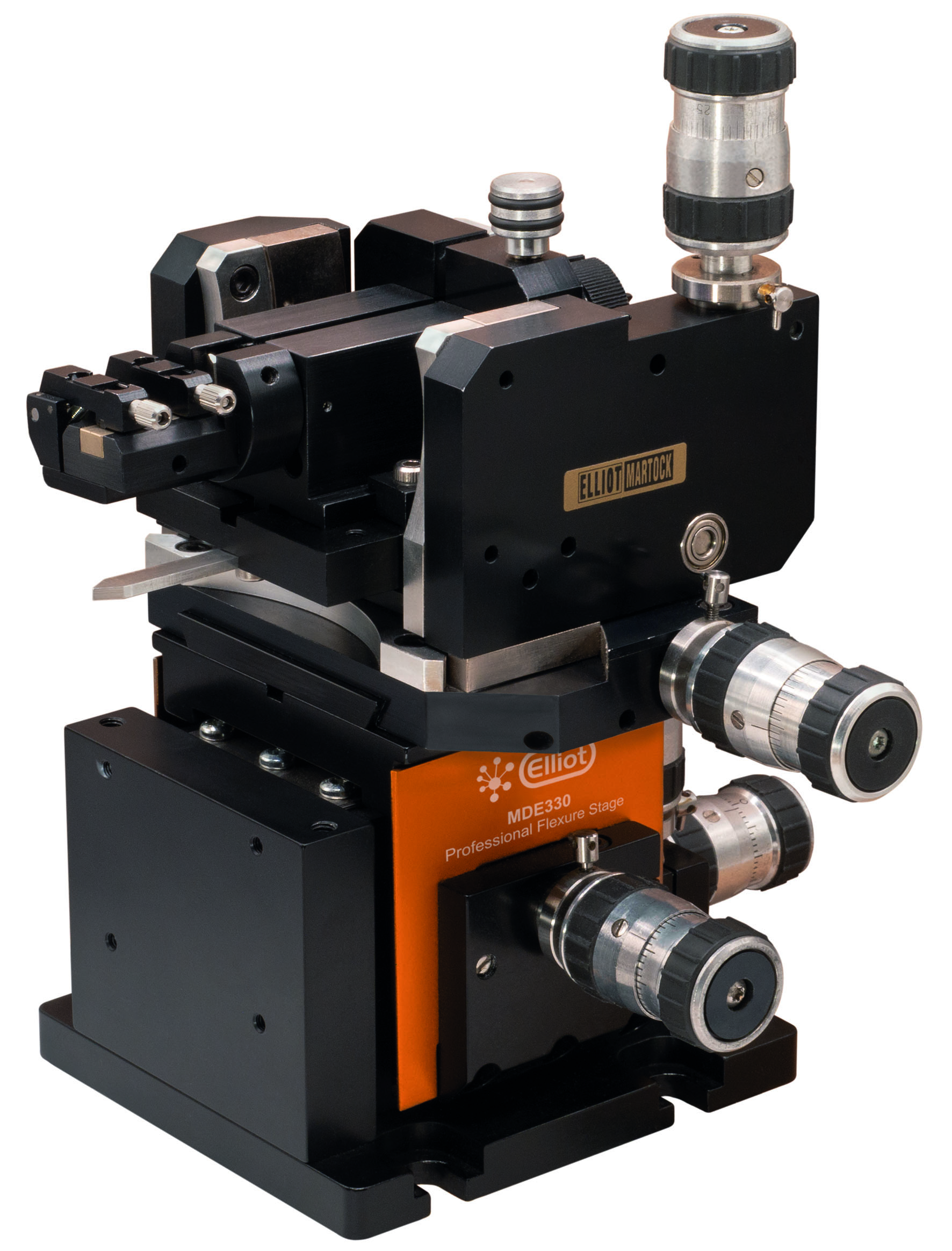 MDE187 - Six-Axis Positioner fitted with High Precision Manual Adjusters